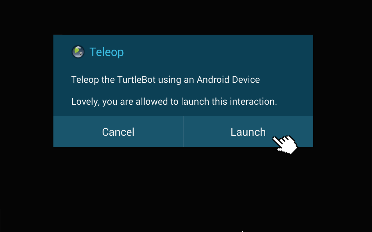 Turtlebottutorialindigoandroid Interactionshow To Run Turtlebot Andorid Application Ros Wiki
